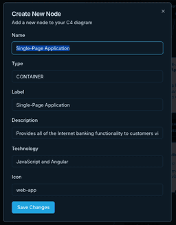 Visual C4 - Open Source Architecture Modeling Tool